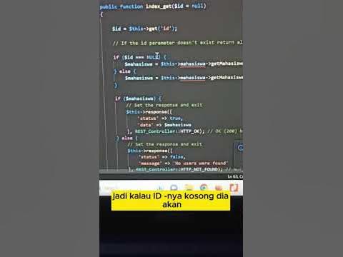 Membuat Rest API Menggunakan Framework Codeigniter 3 #restapi #ci3 - YouTube