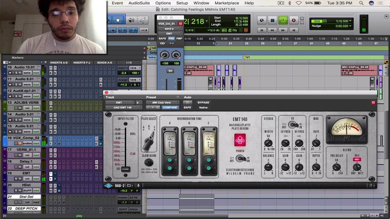 How to Use: UAD EMT 140 @MattMontanez - YouTube