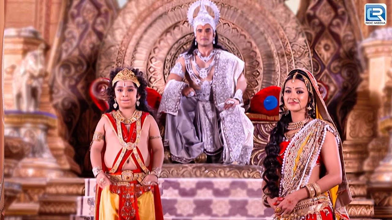 माता अंजना को लेकर बाल हनुमान गए इंद्रलोक के प्रस्थान पर | Mahabali ...