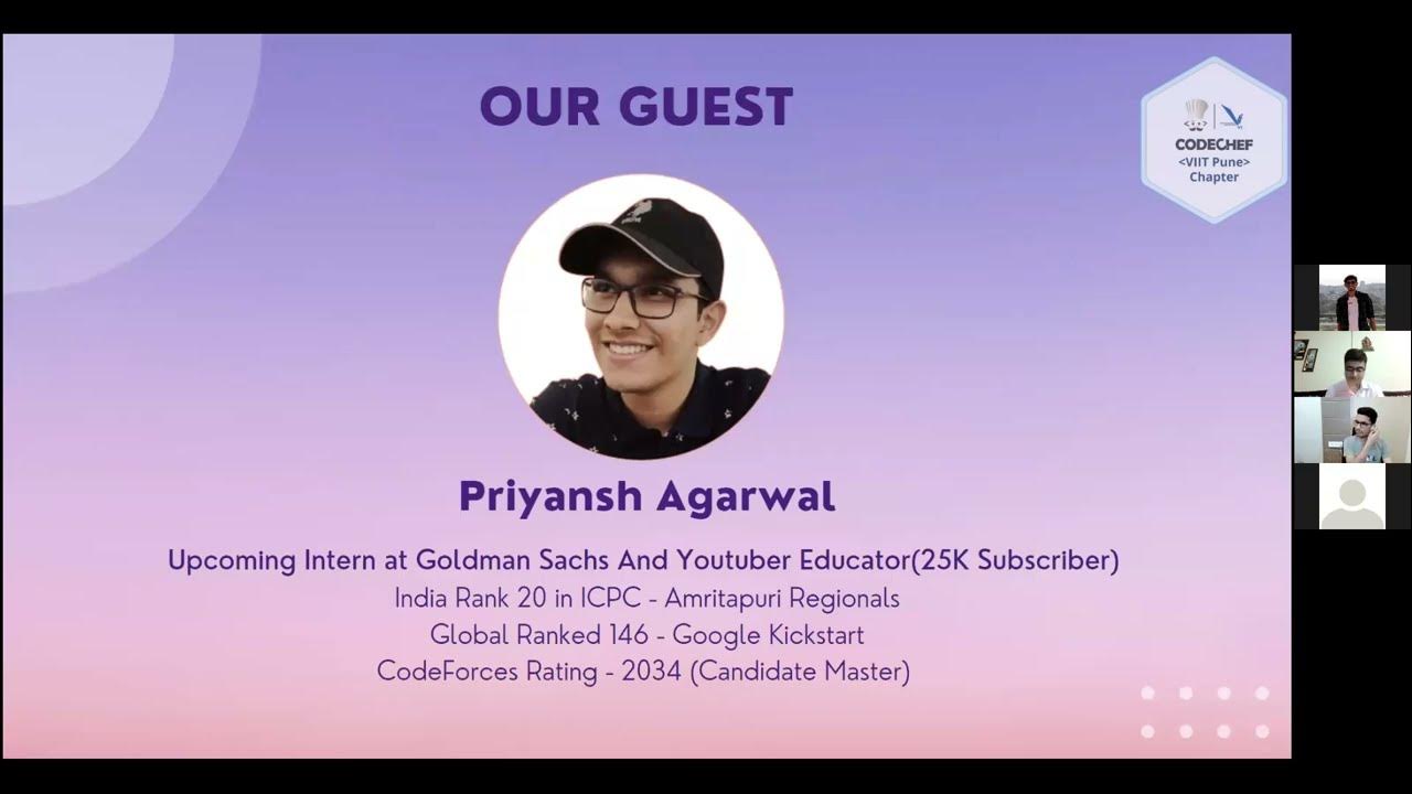 A Complete Roadmap For Competitive Programming By Priyansh Agarwal - YouTube