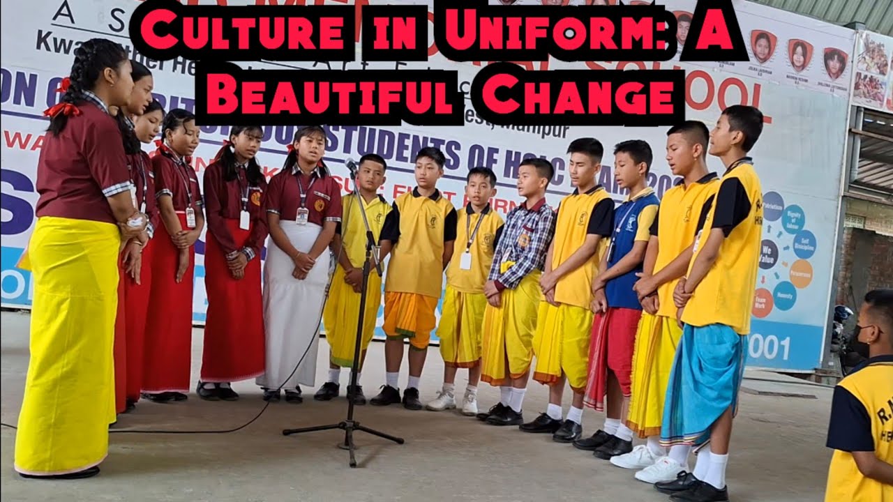 Culture in School Uniform//RMS Makes History//Traditional Dress Every ...