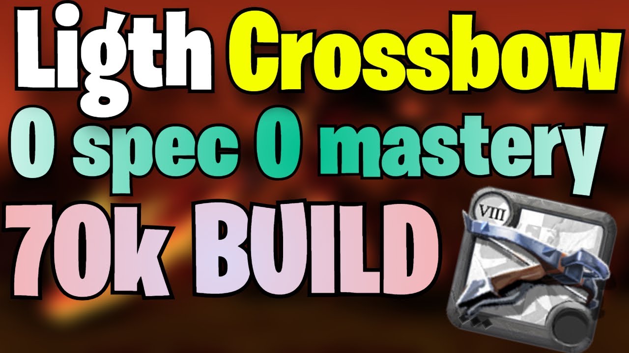 Light Crossbow 0 Spec 0 Mastery 70k Build - Albion Online Corrupted ...
