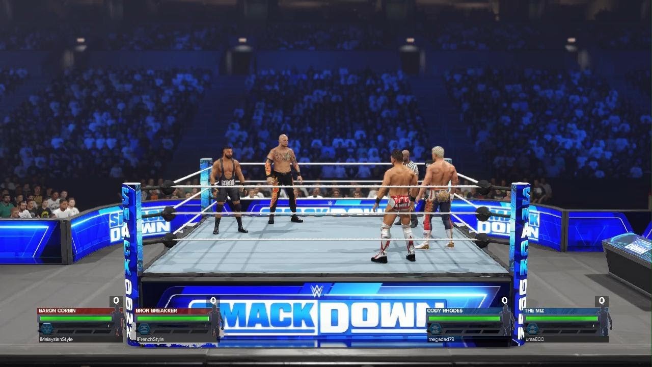 WWE 2K24 ONLINE: 2v2 Tornado Tag - YouTube