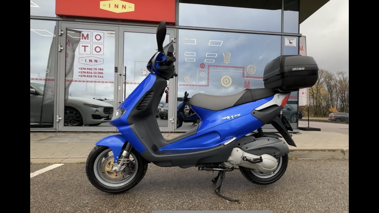 Piaggio Skipper 125 2t 1999 18000km ( Moto Inn ) LT - YouTube
