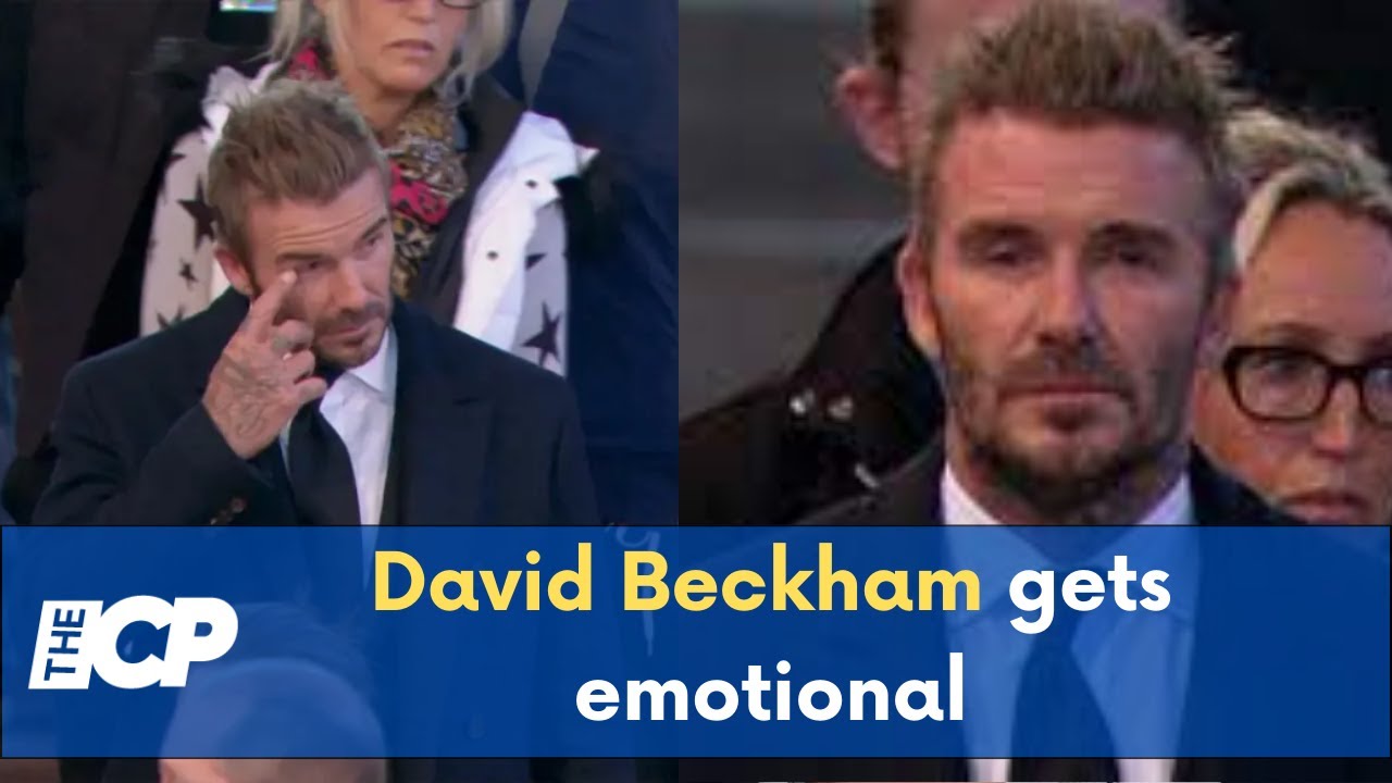 David Beckham gets emotional - YouTube