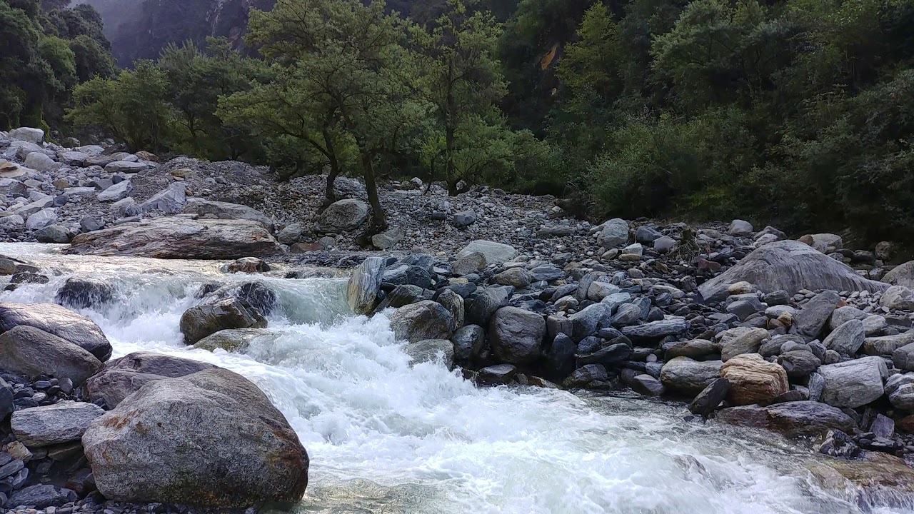 Yamuna flowing with it's amazing view | Yamunotri | Uttarakhand - YouTube