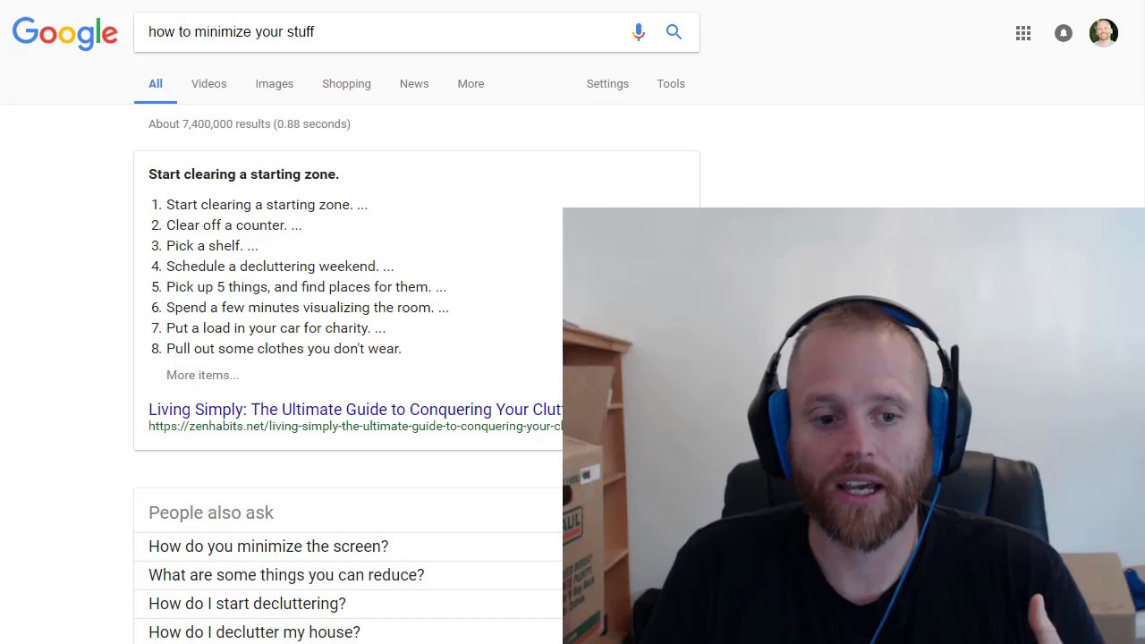 Minimizing Your Stuff For Productivity - YouTube