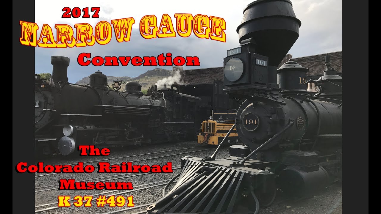 Colorado Railroad Museum - Cab ride on K37 #491 - 2017 Narrow Gauge ...