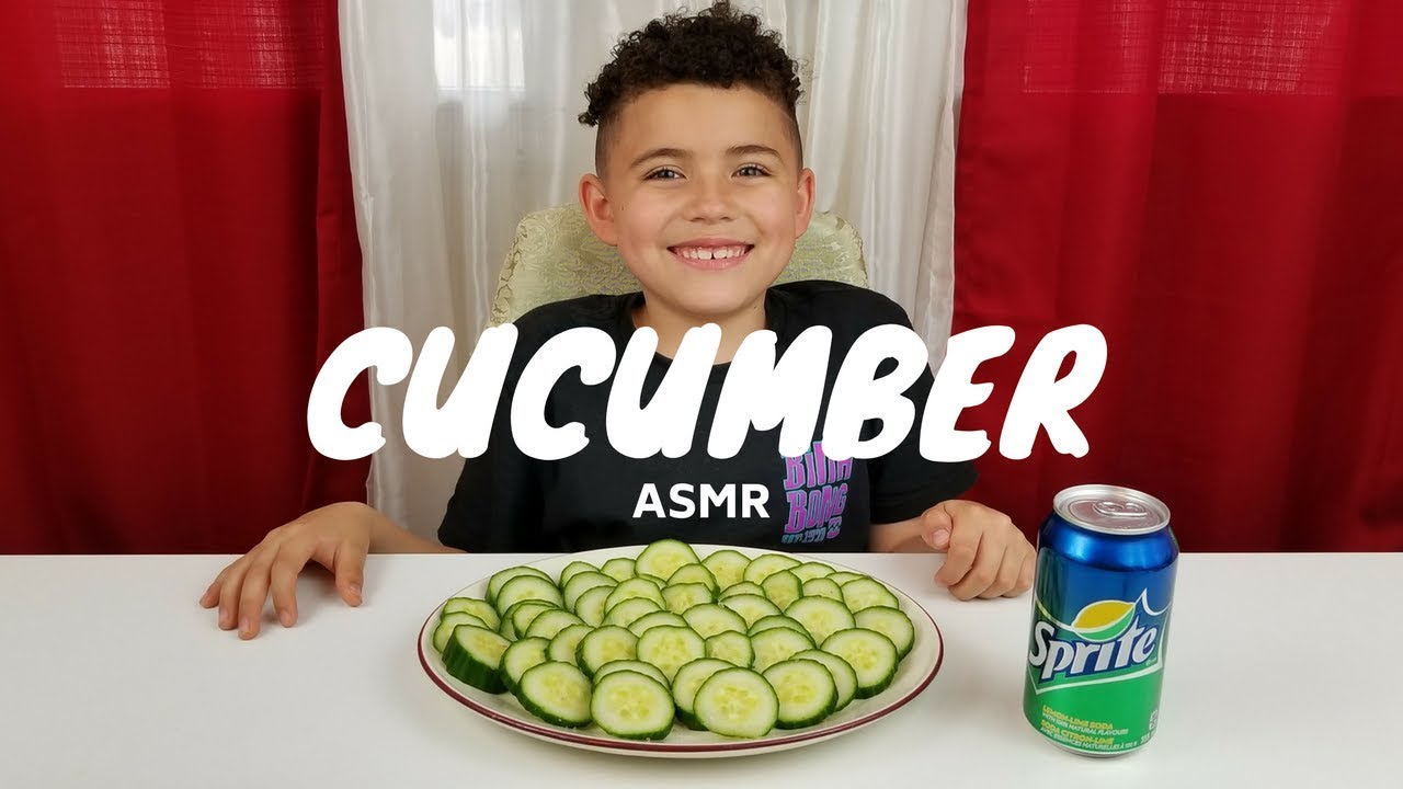 CUCUMBER | ASMR NO TALKING | EATING SOUNDS - YouTube