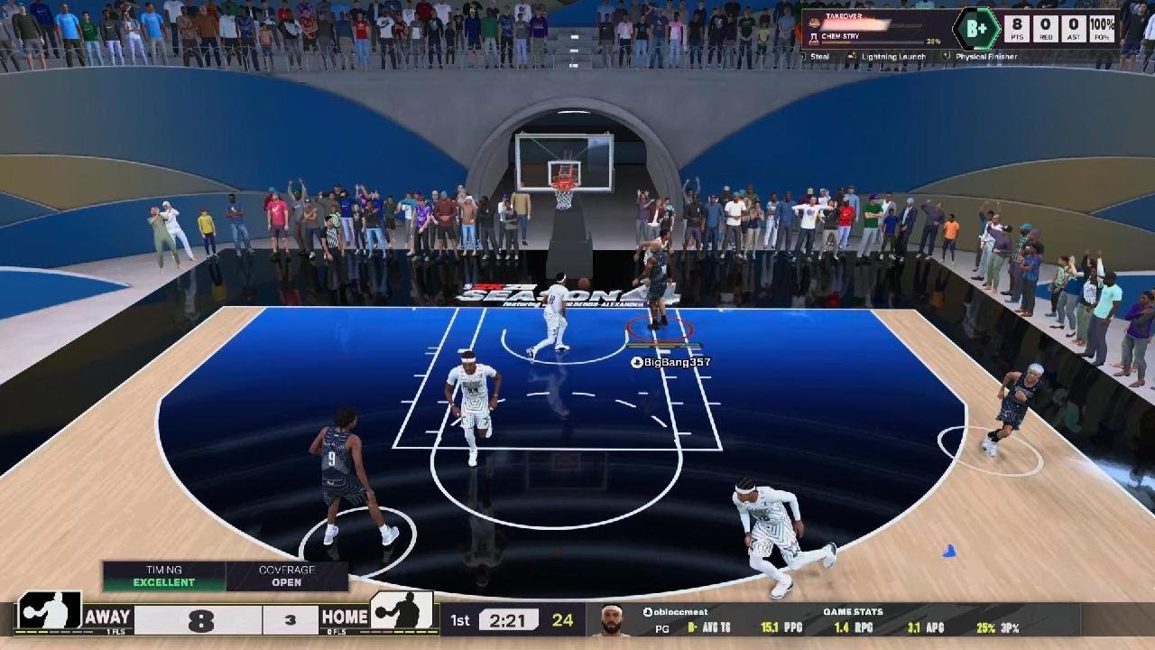 NBA 2K25 SWEAT BUILD GOING CRAZY IN RANDOM REC - YouTube