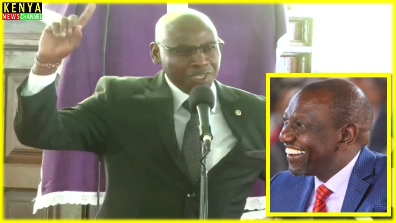 Laughter as Comedian Nyambane imitates Moi in front of Ruto at Burial ...