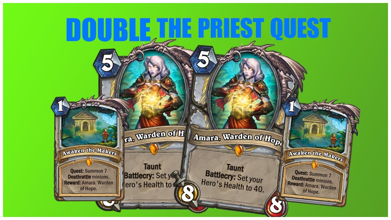 Double Priest Quest | Hearthstone - YouTube
