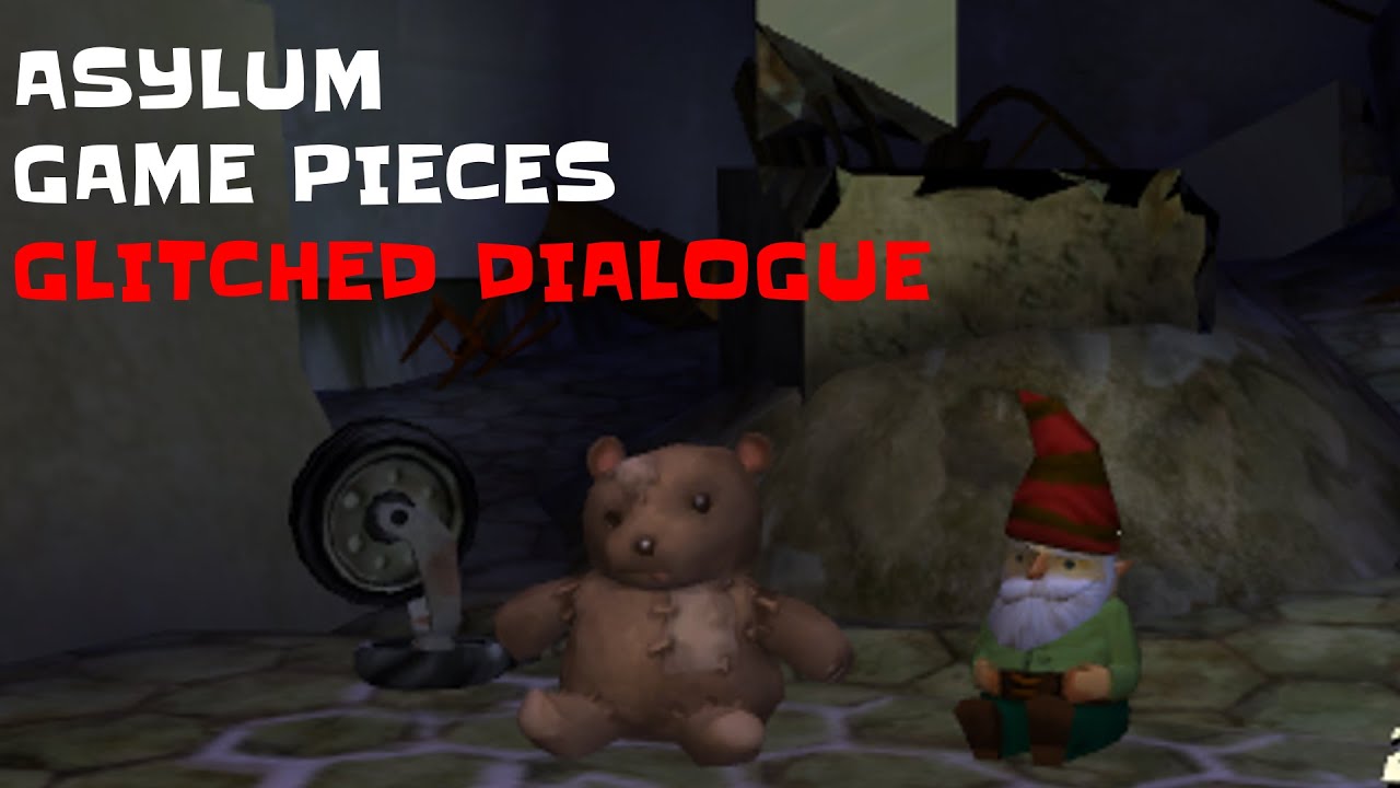 Psychonauts - Asylum game pieces (glitched dialogue) - YouTube