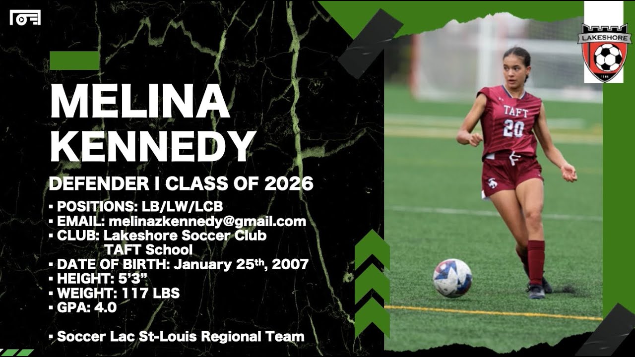 Melina Kennedy 2024 Soccer Highlights - YouTube