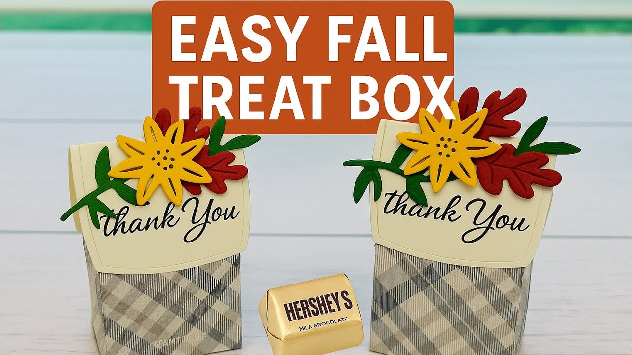 Easy Fall Treat Box Tutorial | Stampin’ Up! Label Me Grateful Project ...