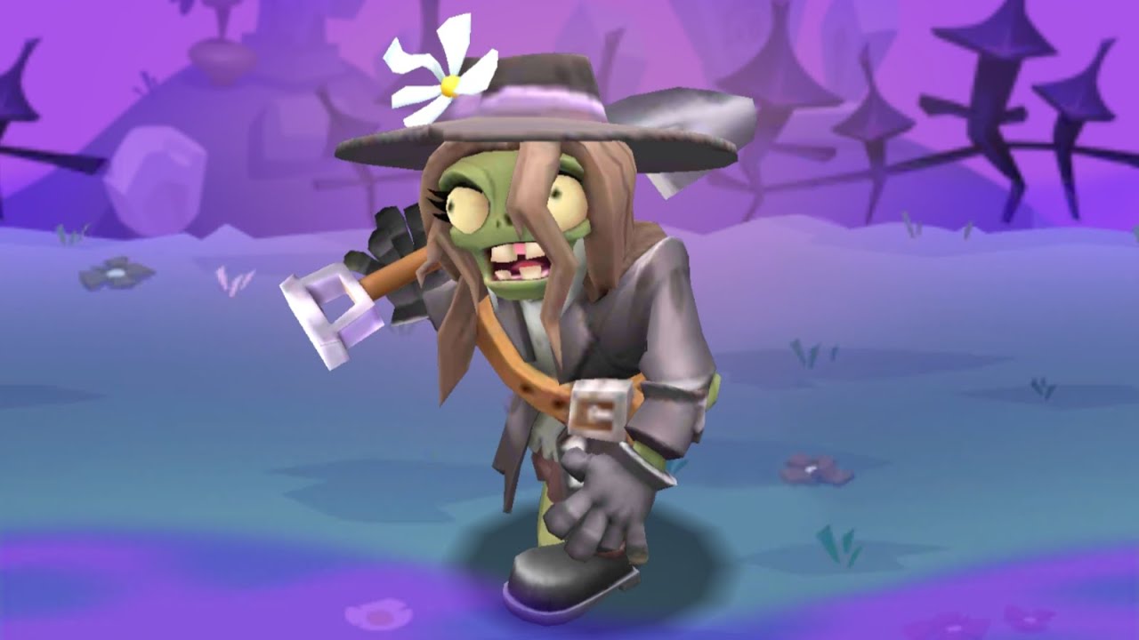 Plants Vs Zombies 3 Floor 21: Gravedigger Zombies - YouTube
