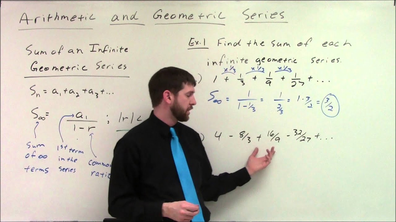 Arithmetic And Geometric Series YouTube