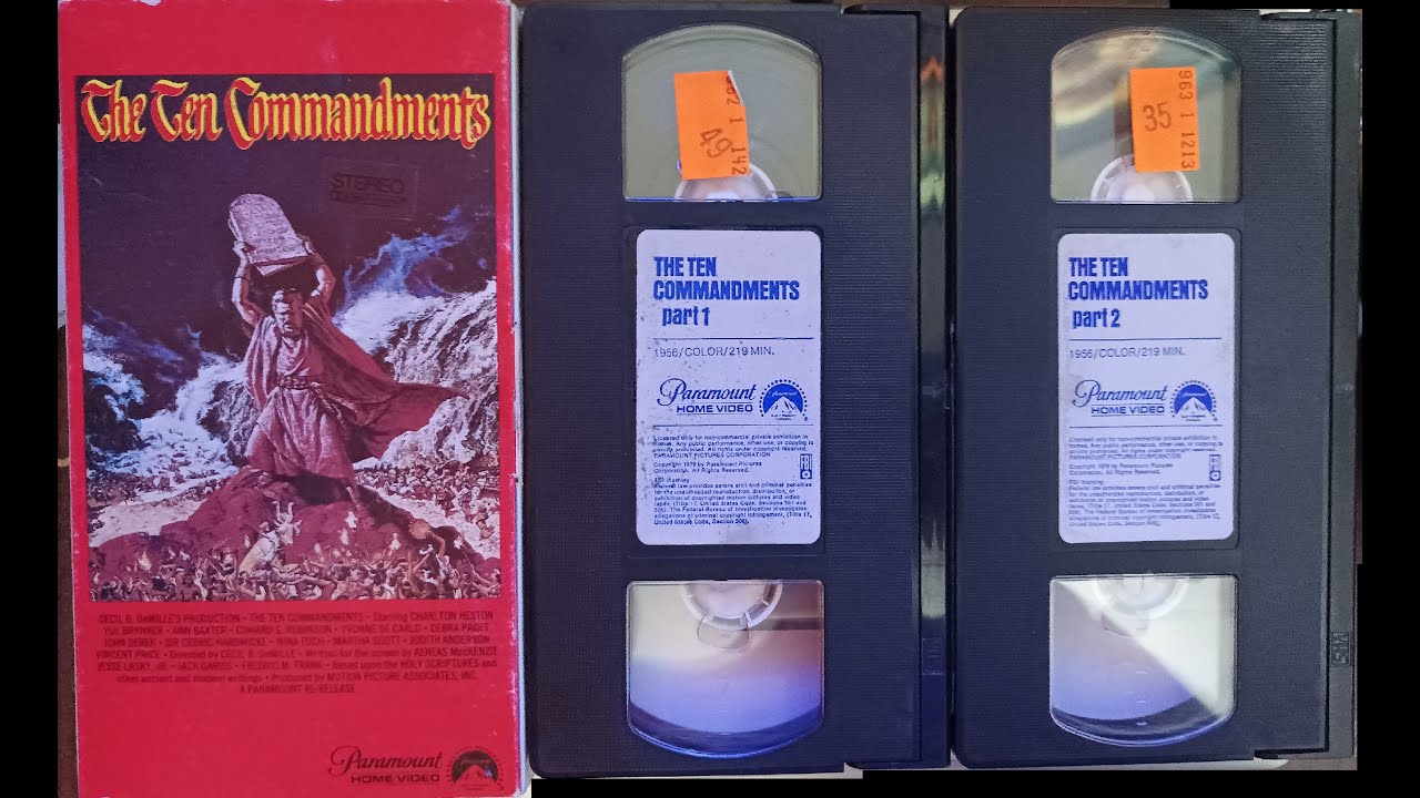 Opening to The Ten Commandments 1983 VHS - YouTube