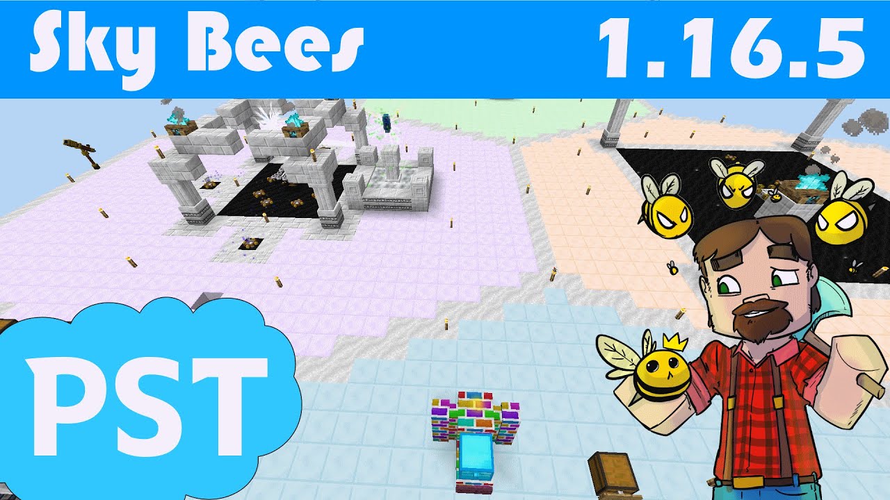1.16.5 Modded Minecraft: Sky Bees: Patron Server Tour! - YouTube