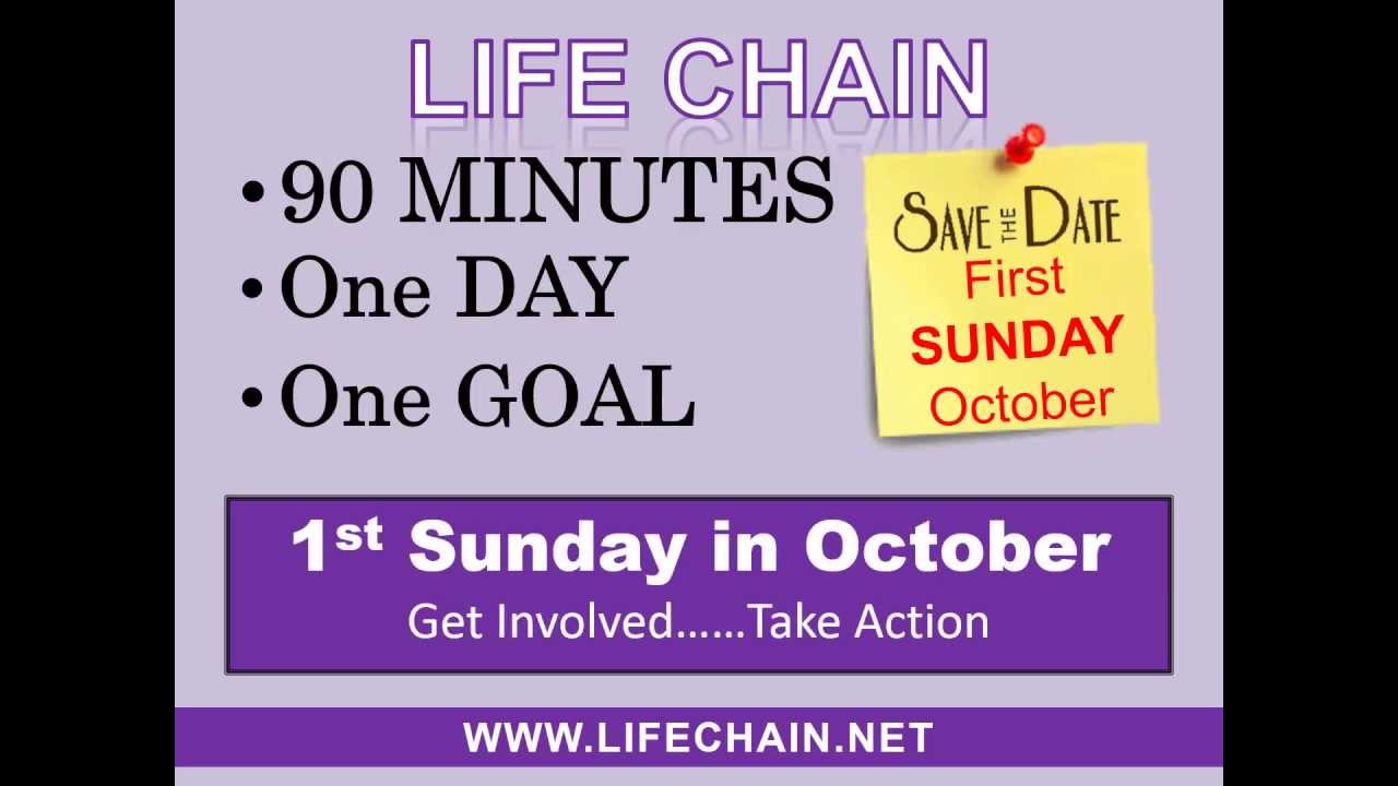 LIFE CHAIN announcement 2015 - YouTube