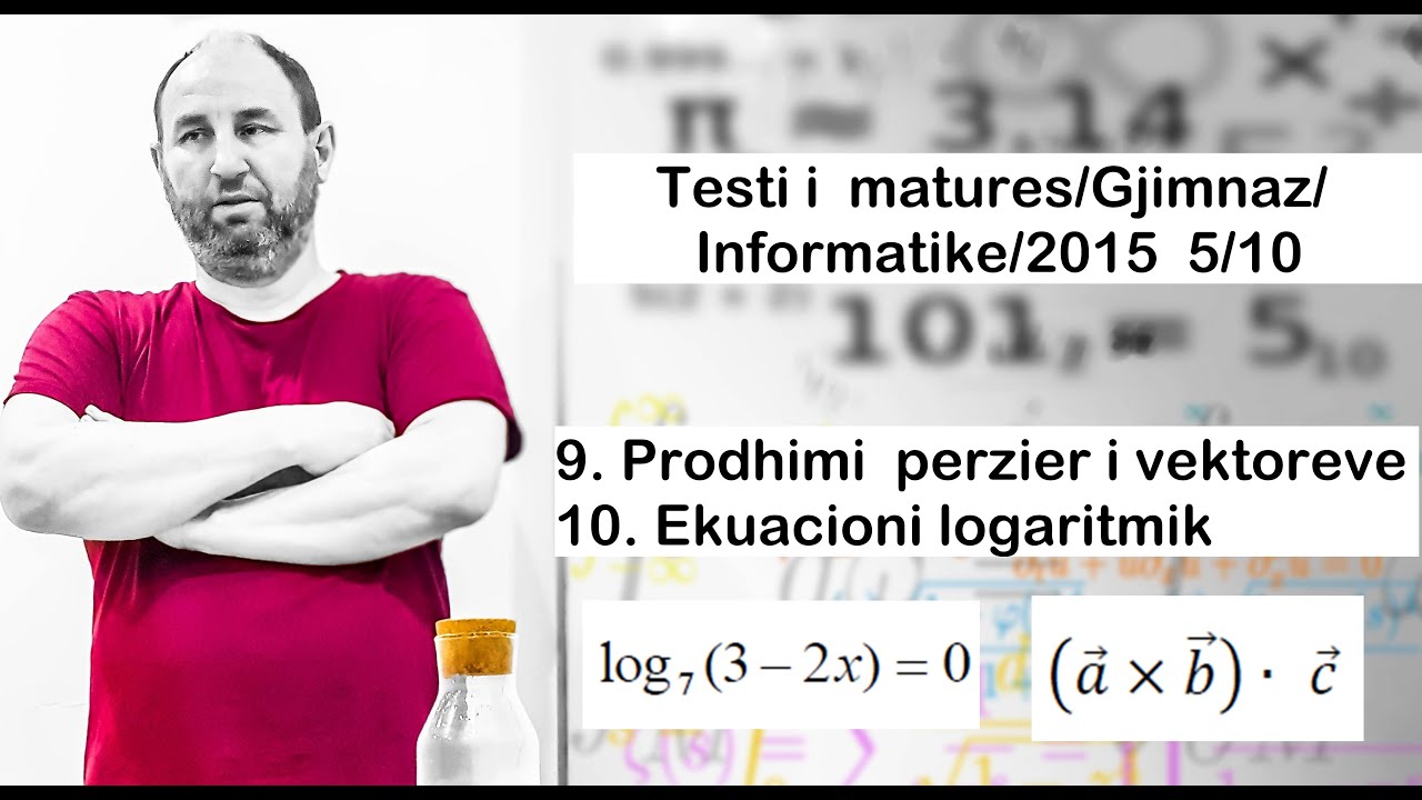 185. Testi i matures/ Gjimnaz/Informatike/2015 5/10 - YouTube