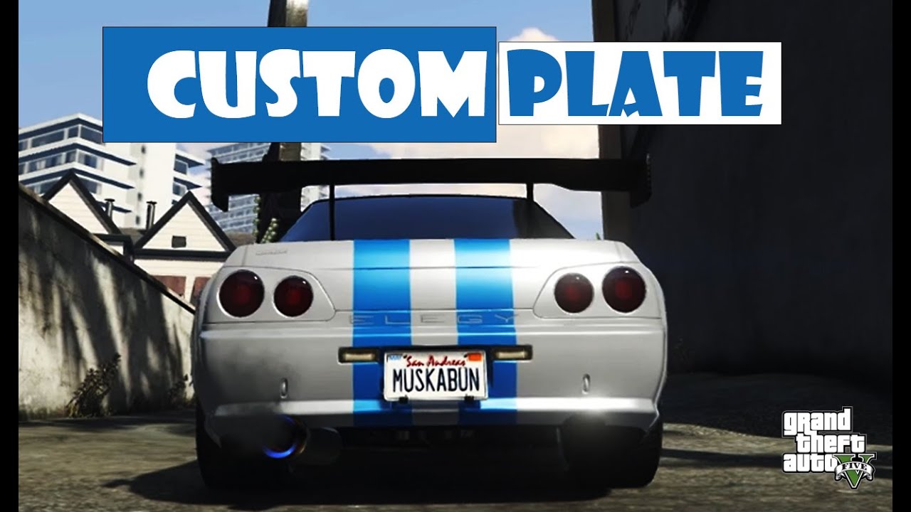 How to create custom license plate in GTA Online! *New* *Guide* #viral ...
