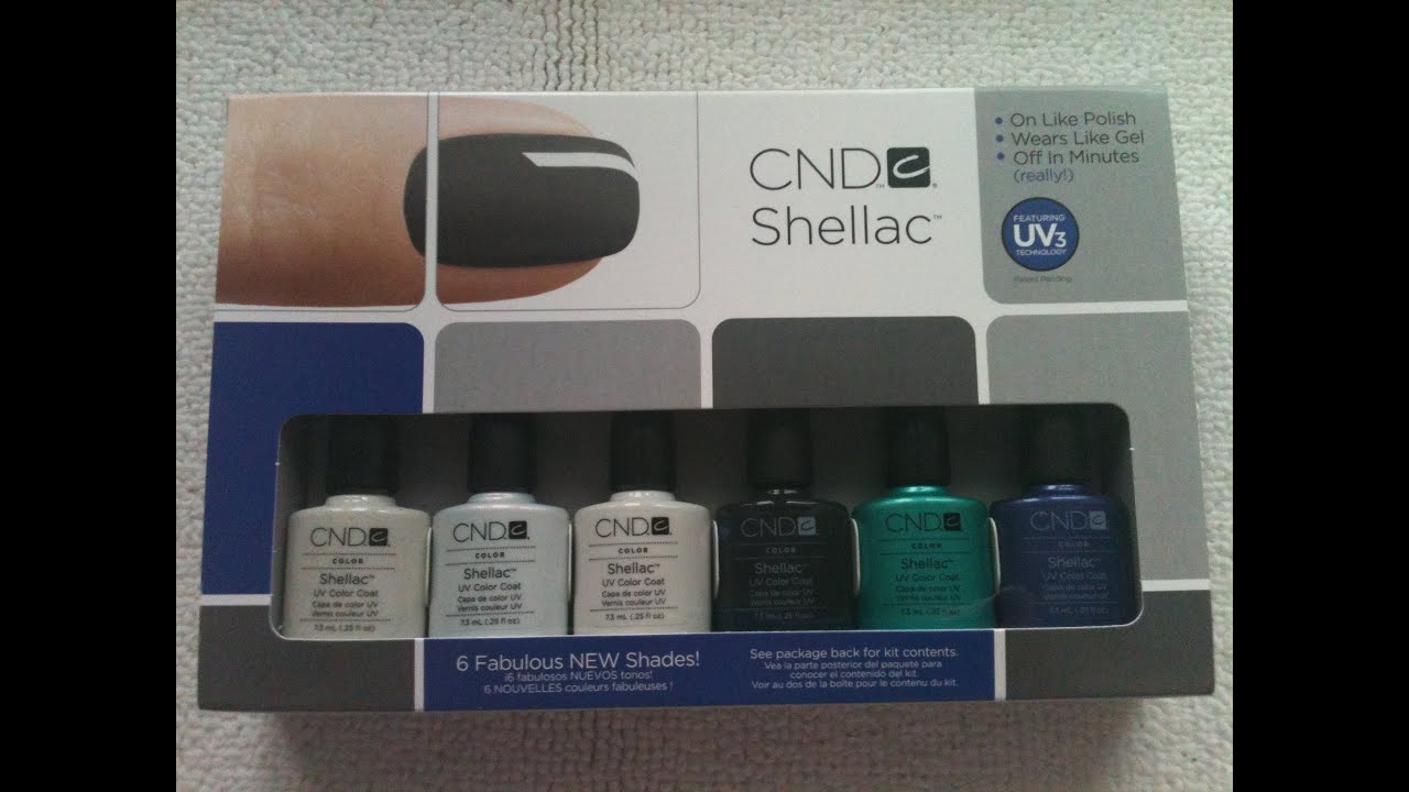 New 6 Shellac Colours September 2011 - YouTube