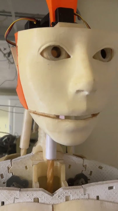 Inmoov Robot now talks via MyRobotLab - YouTube