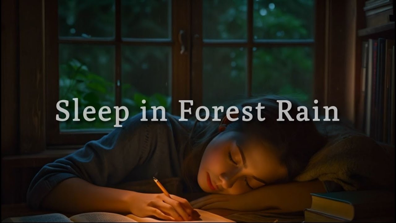 Sleep in Forest Rain ASMR Sleep Aid | Tranquil Nature Sounds for Deep ...