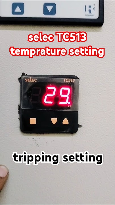 how setting selec tc513 - YouTube