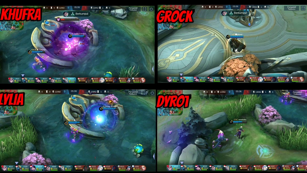 Belajar caster | gameplay mobile legend - YouTube