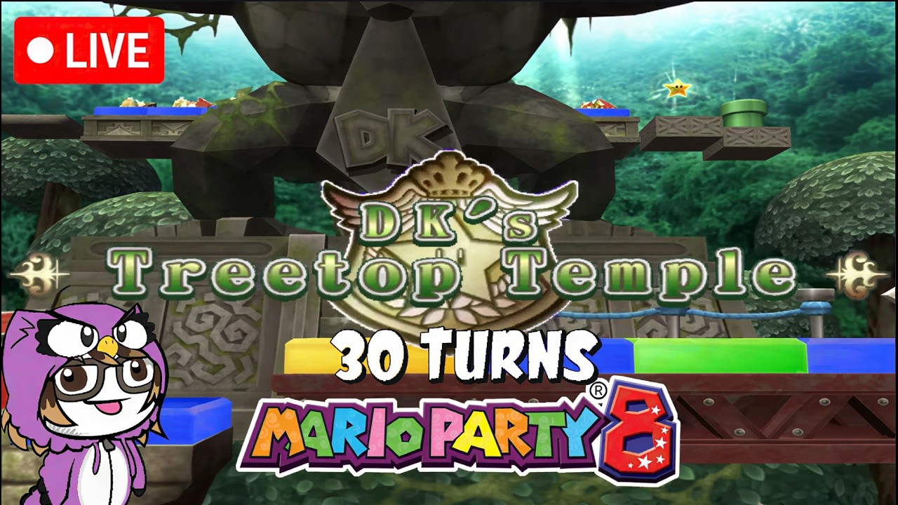 Mario Party 8: DK's Treetop Temple (30 Turns) - YouTube