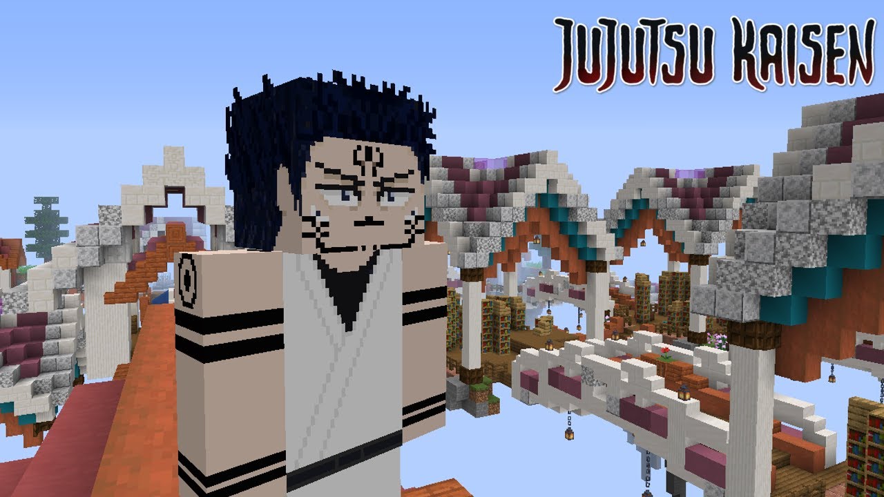 THE SKY VILLAGE & SAKUNA RAMPAGE !!! JUJUTSU KAISEN MINECRAFT MOD #16 ...