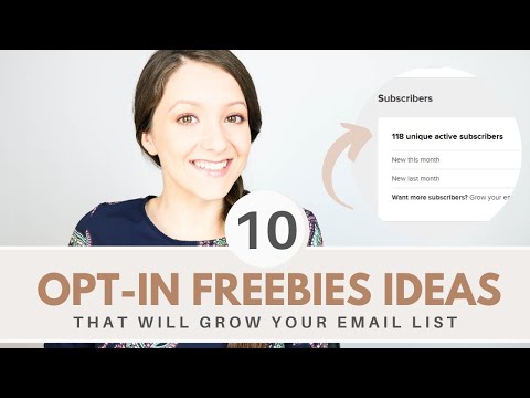 10 Opt-In Freebies Ideas to Grow your Email Marketing List - Get ...
