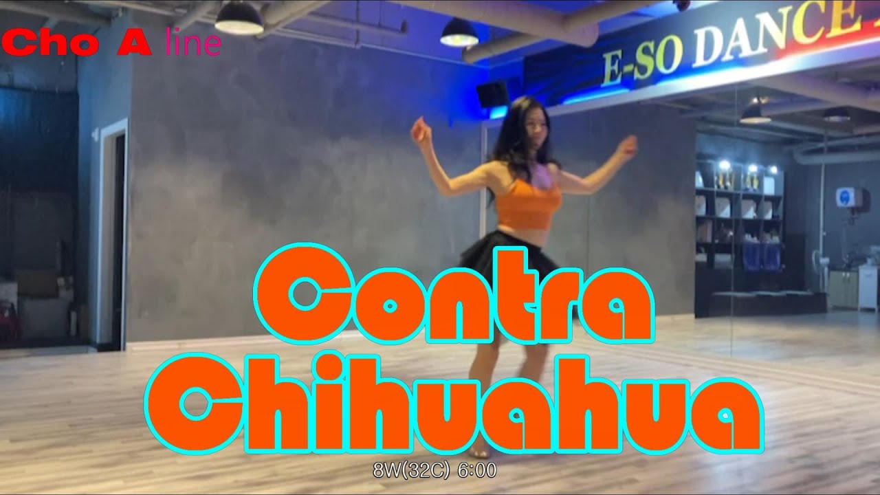 [ChoA line] Contra Chihuahua linedance l Demo l Beginner l Wenarika ...