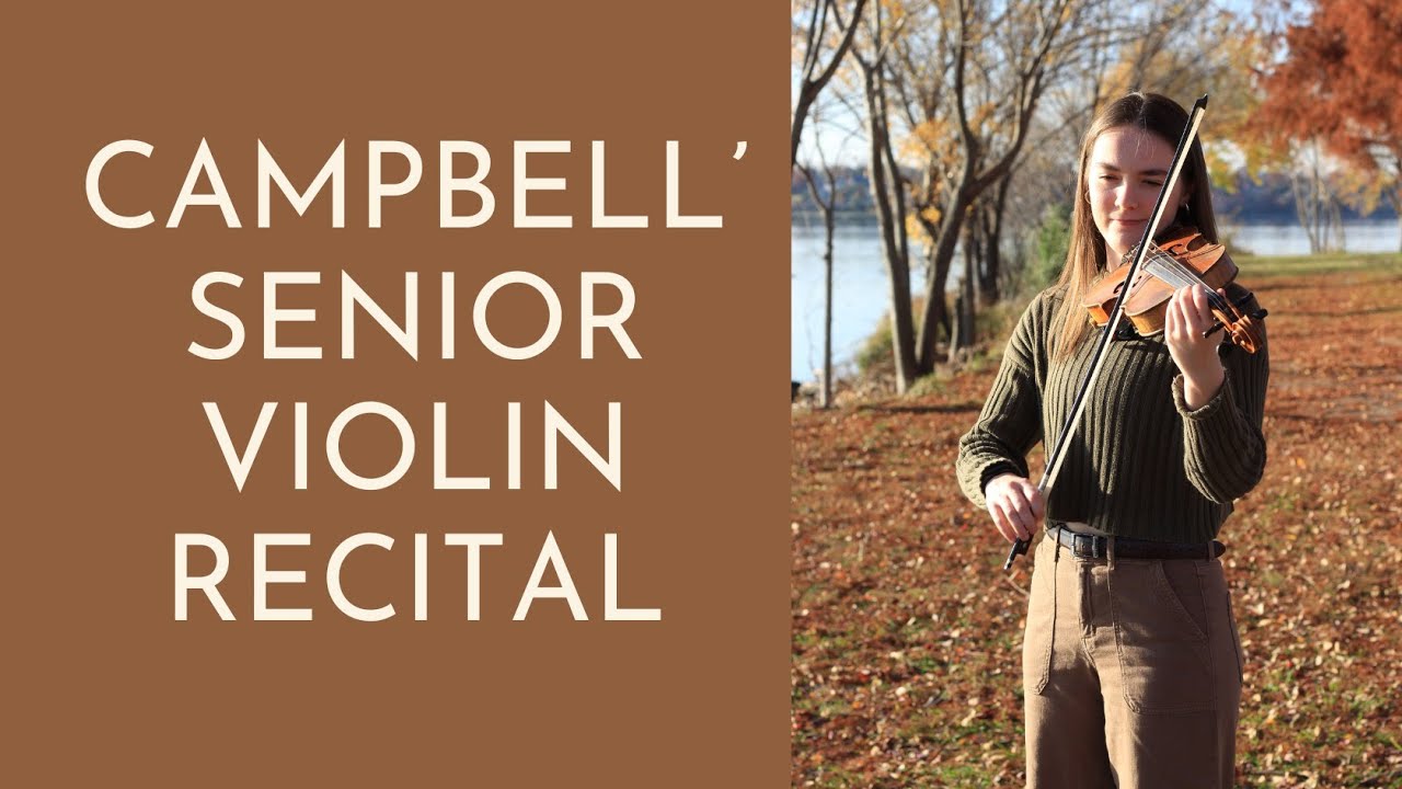 Senior Violin Recital: 3PM Sunday, April 27 - YouTube
