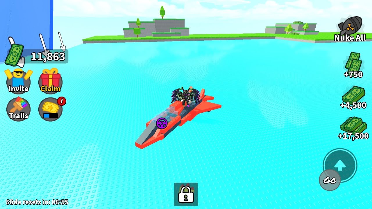 how to get the fighter jet in (slide down a hill) 2023 #roblox - YouTube