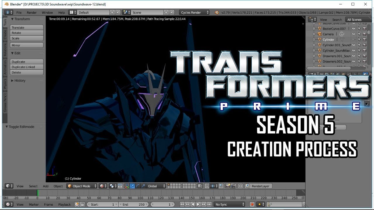 TFP Season 5 - Stream #4 [Soundwave 3D Model] - YouTube