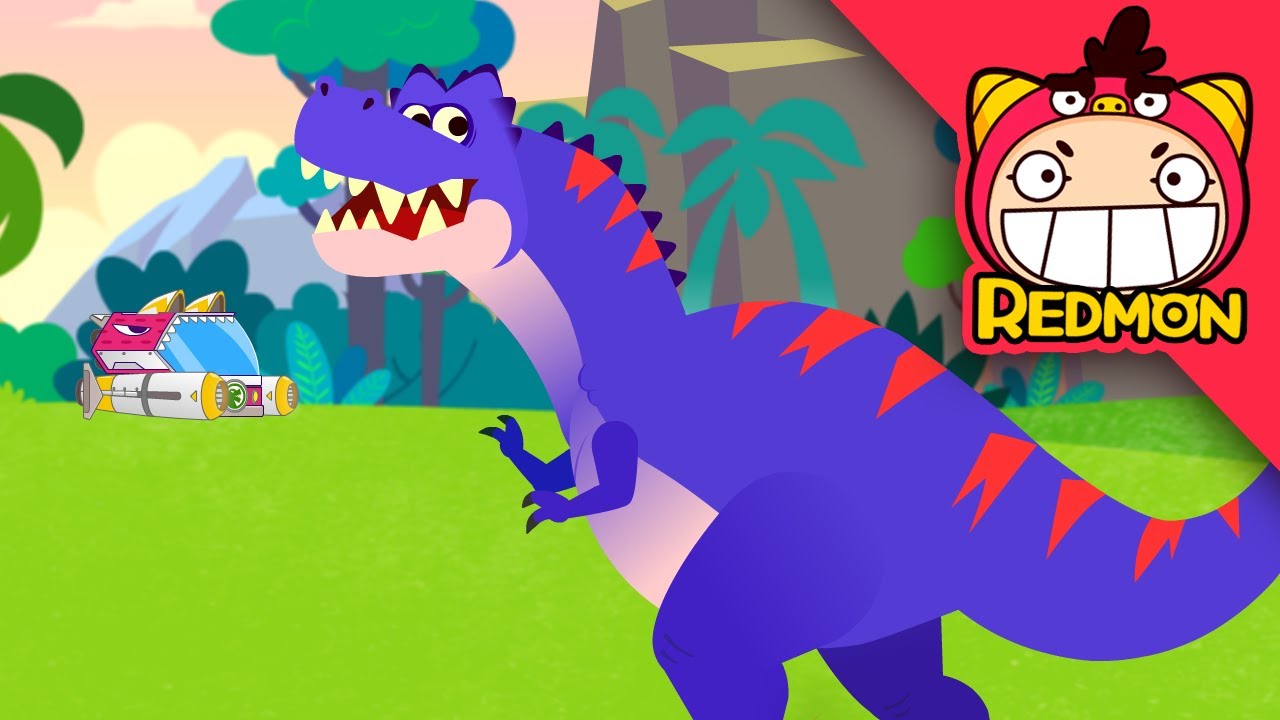 Tarbosaurus | Dino Rescue Team | 4K cartoon | REDMON - YouTube