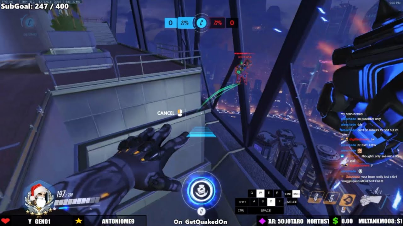 Overwatch Rollout Doomfist God GetQuakedOn Intense Gameplay As Doomfist ...