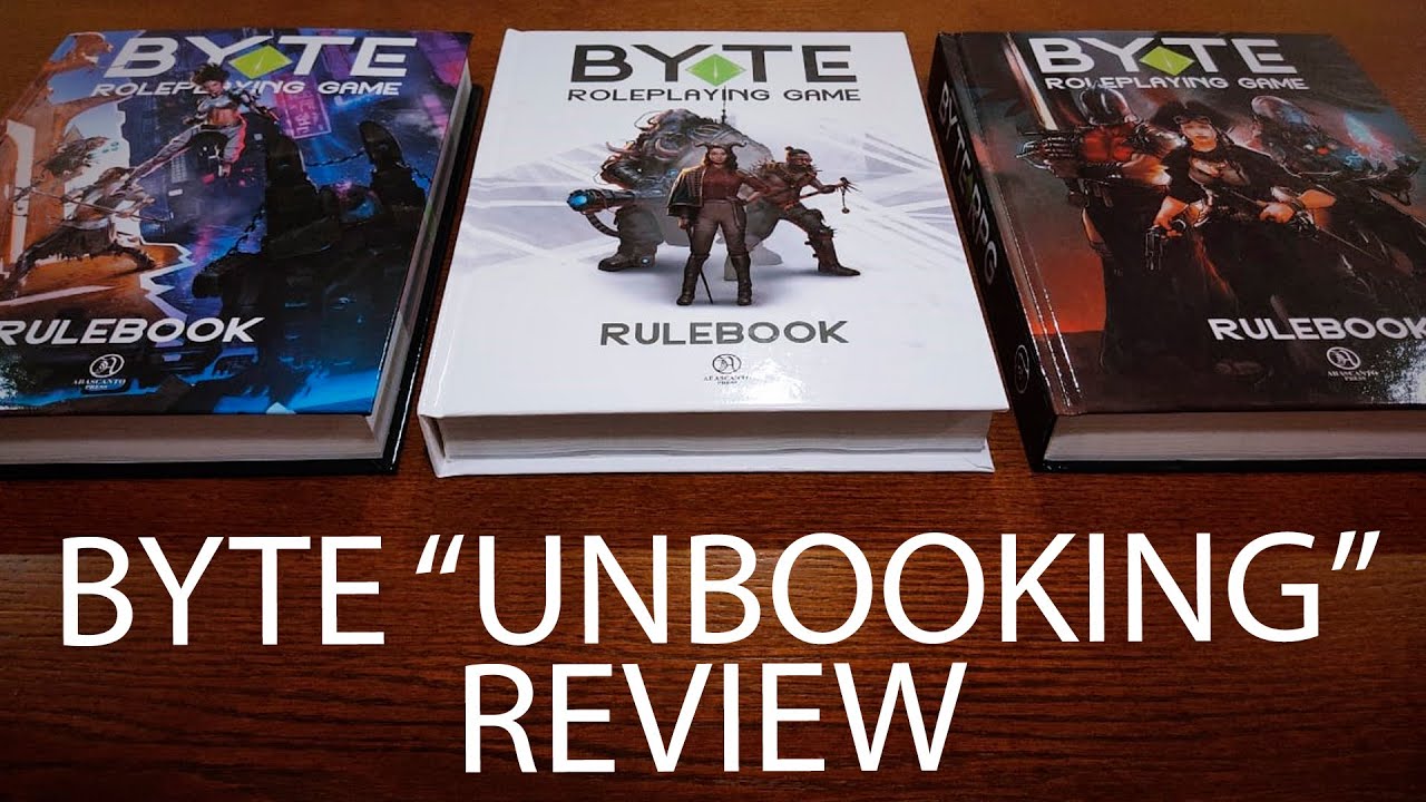 TTRPG UNBOOKING REVIEW: BYTE RPG A HUGE SCIENCE-FICTON TOME 8 YEARS IN ...