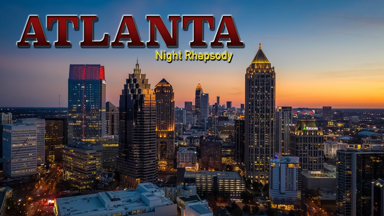 Amazing 4k Video of Atlanta Skyline: Night Rhapsody - YouTube