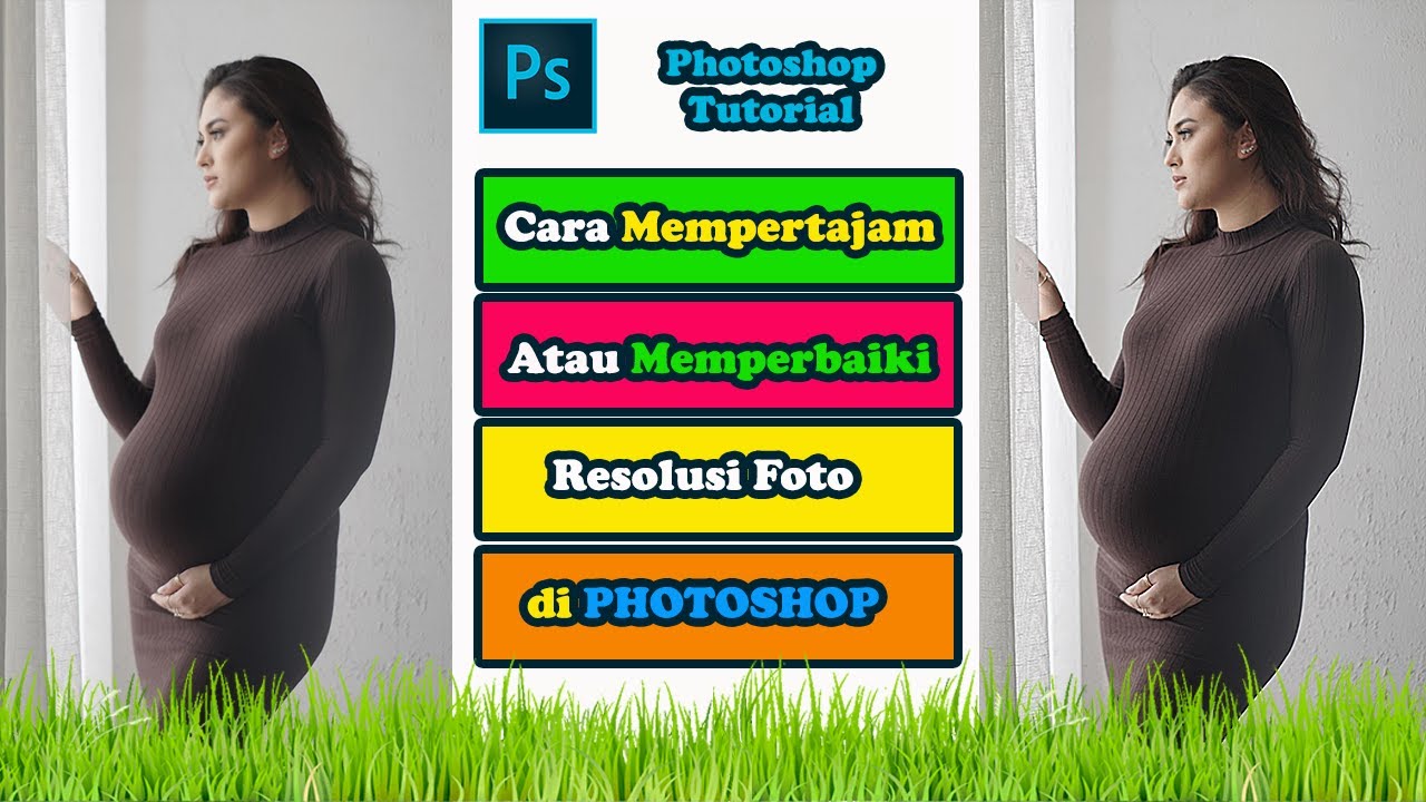 Cara Mempertajam Foto di Photoshop | Cara Memperbaiki Resolusi Gambar - #Tutorialphotoshop - YouTube