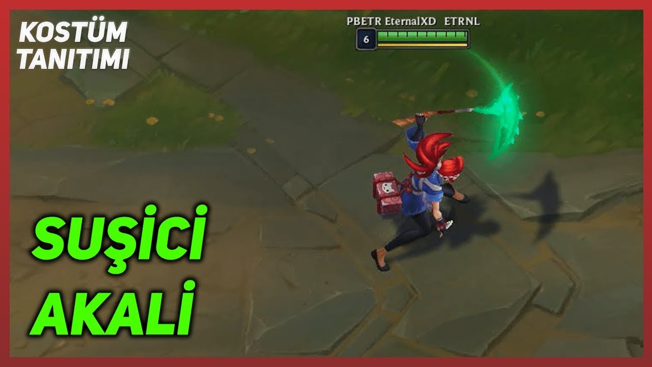 Suşici Akali (Kostüm Tanıtımı) League of Legends - YouTube
