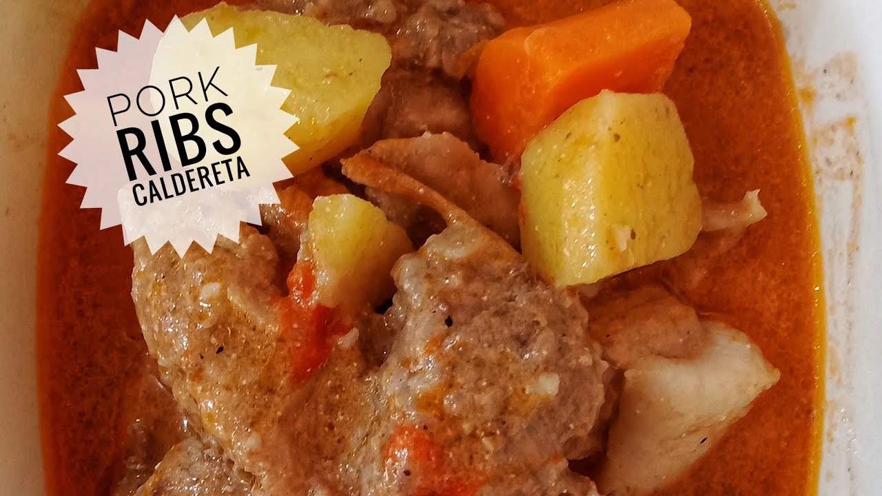 Pork Ribs Caldereta - YouTube