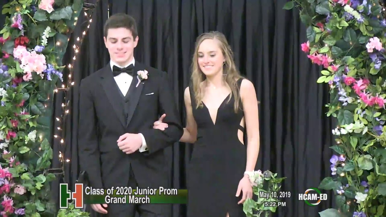 Class of 2020 Junior Prom Grand March 5/10/19 - YouTube