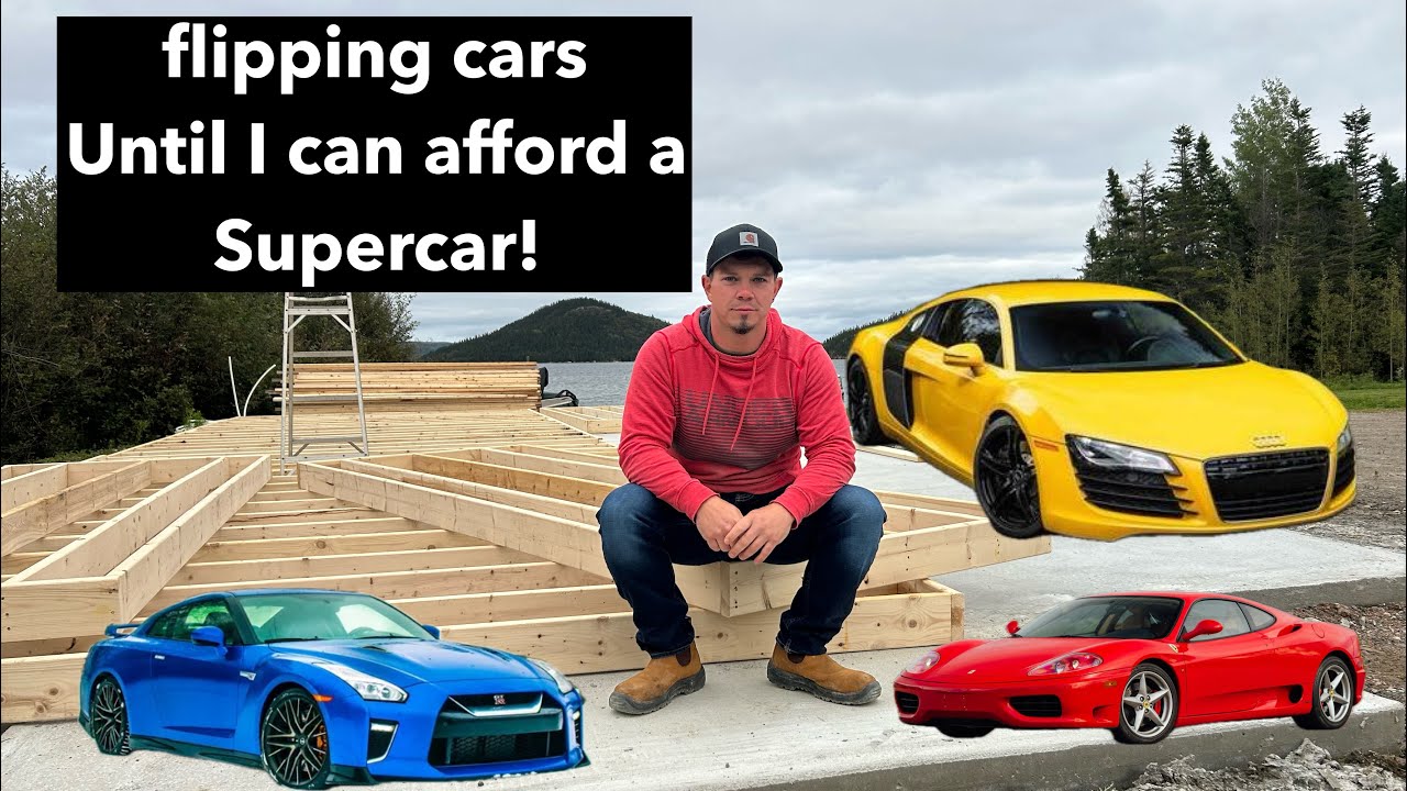 BUILDING A GARAGE!( to flip cars!!!)Part one! - YouTube