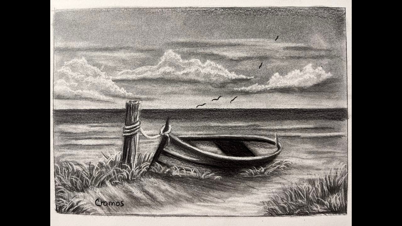 COMO DIBUJAR BOTE - YouTube