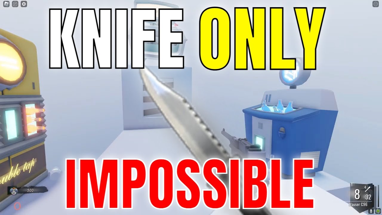 KNIFE ONLY ONE WINDOW CHALLENGE | IMPOSSIBLE | Michael's Zombies Roblox ...