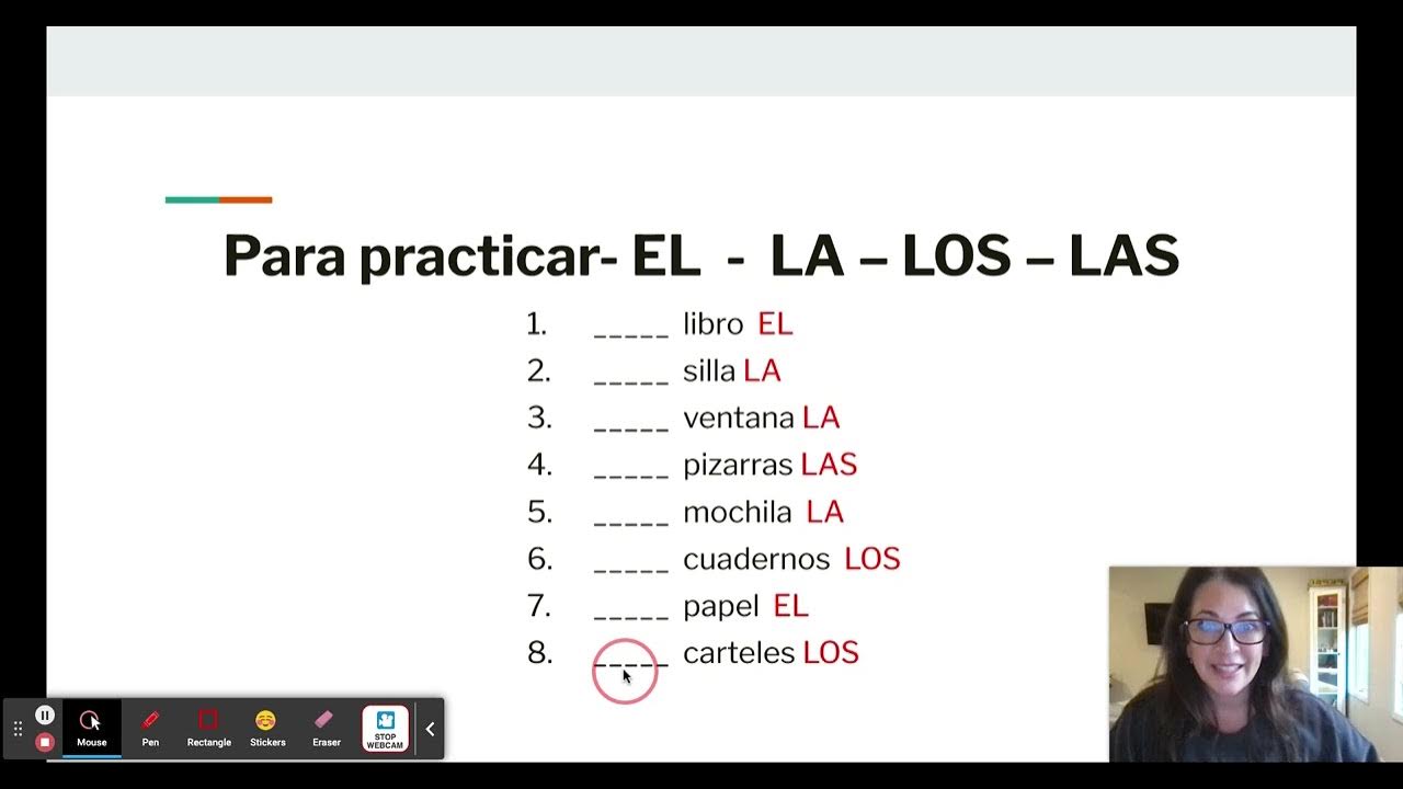 Nouns, Articles, the verb Hay, numbers 0-100 - YouTube